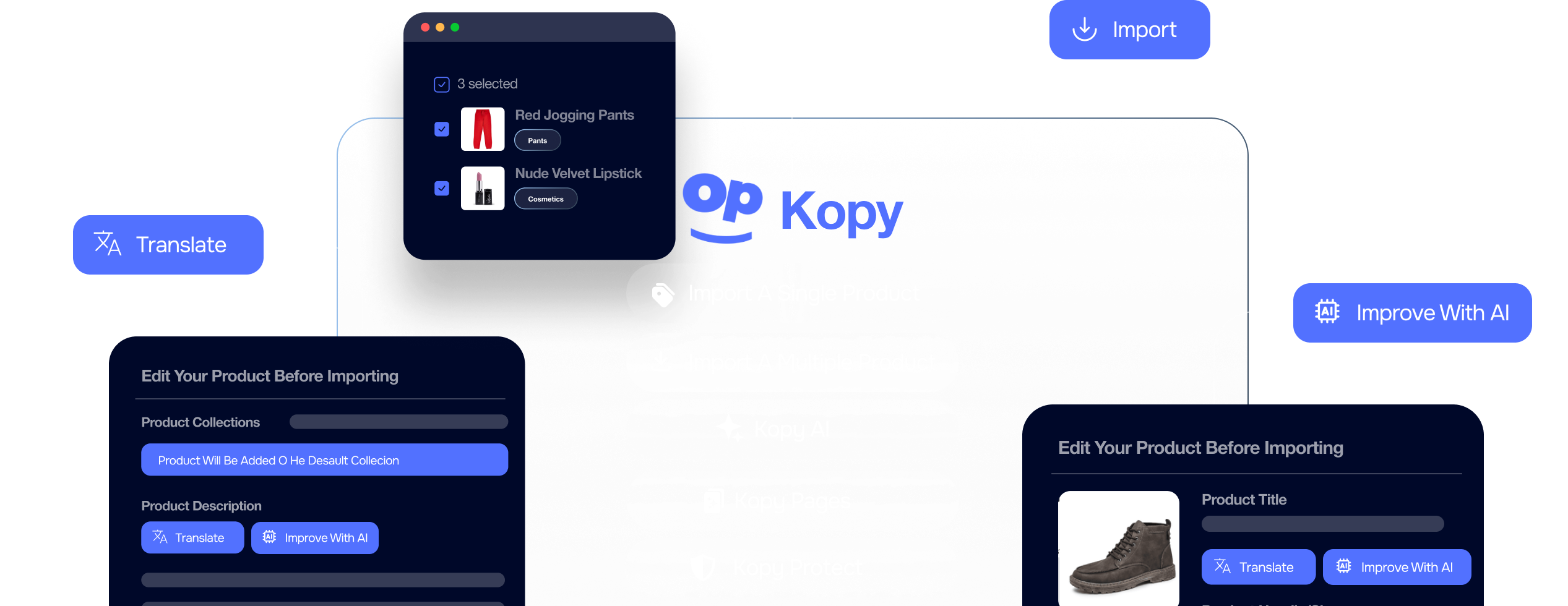 Kopy - Copy products for Shopify Stores